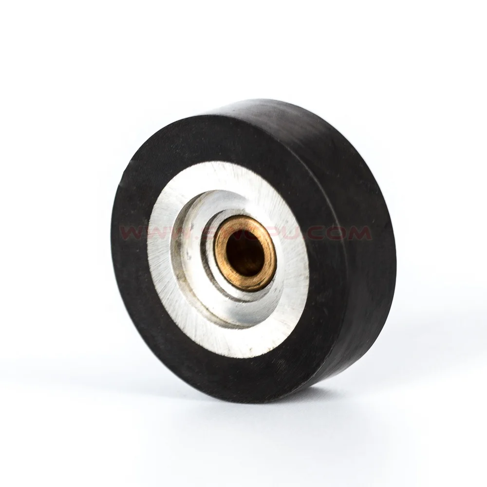 Custom Belt Drive Pulley Wheel Epdm Nr Rubber Pulley Wheel With ...