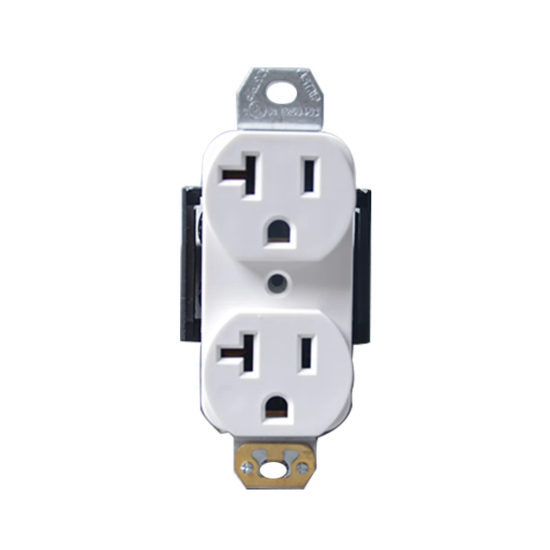 Shanghai Linsky 15A 125V Duplex Receptacle Wall Socket With Back & Side ...