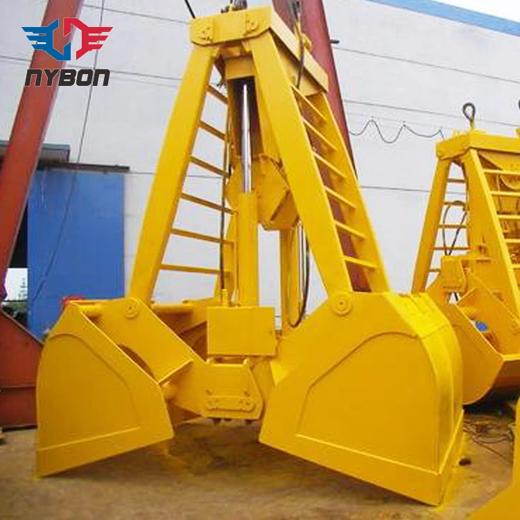 Hydraulic Grab Bucket 4 Rope Mechanical Grab Bucket for Unloading Coal ...