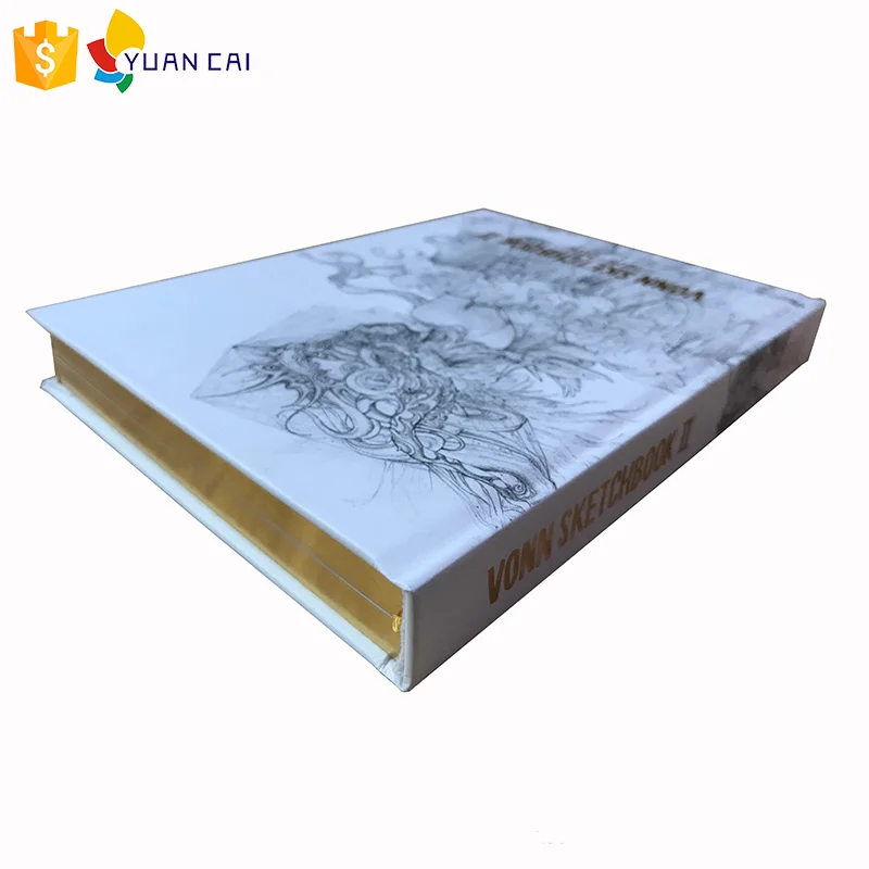 Custom Gold Foil Stamp Hardcover Book Printing for Novels