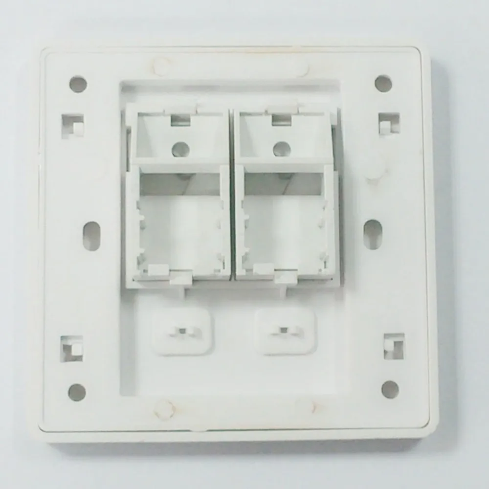 Netlink Oem Rj45 Network Face Plate Single/dual Ports Cat5e Cat6 Wall ...
