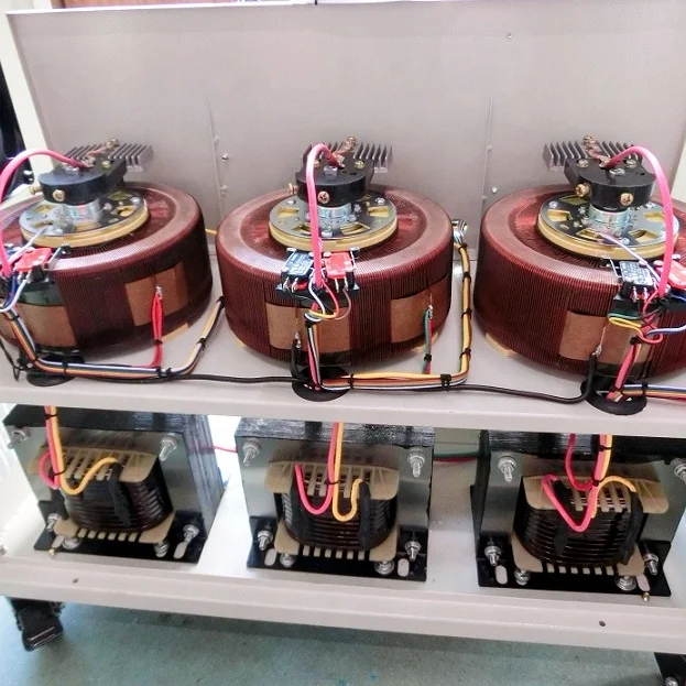 25kva Avr 3 Phase 380v /400v /415v Servo Motor Stabilizer Automatic ...