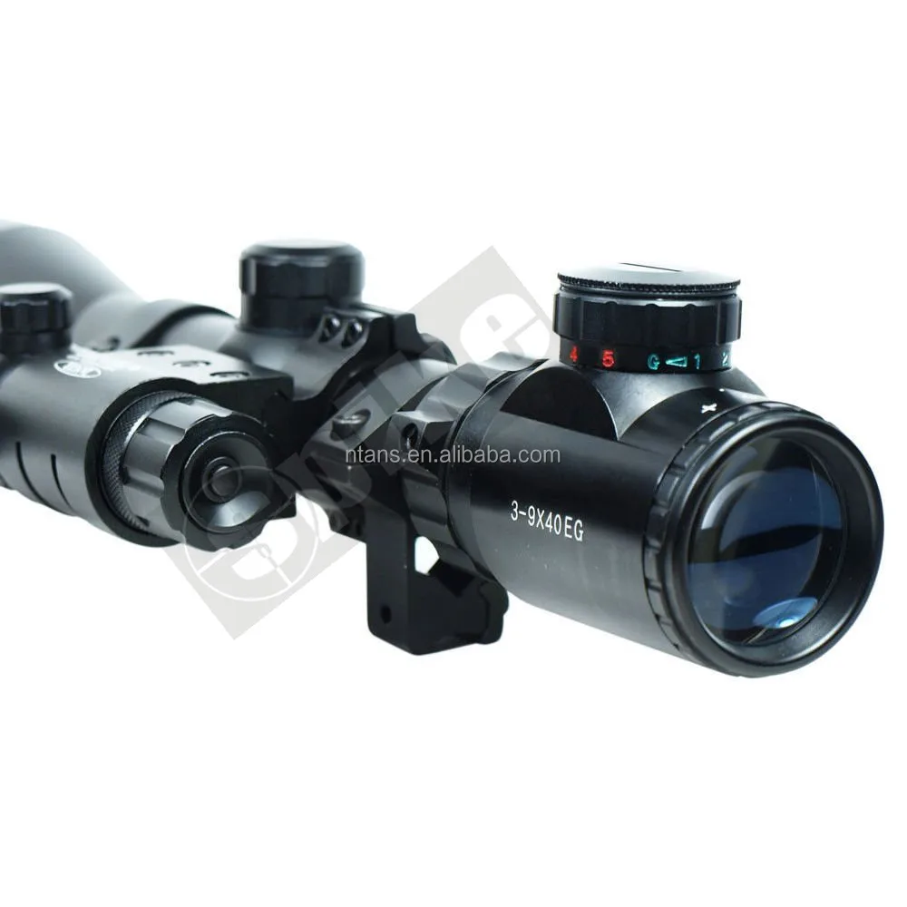 Spike 3-9x40 Hunting Scope Mil-dot Illuminated Red/green Scope With ...