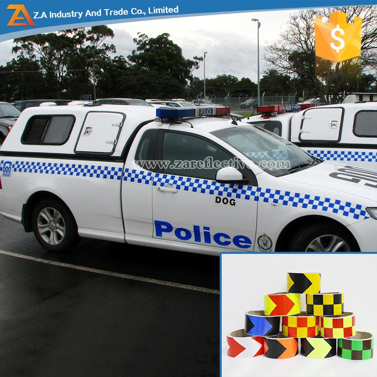 Pvc Honeycomb Checkered Truck Safety Reflective Sticker E11 Self ...