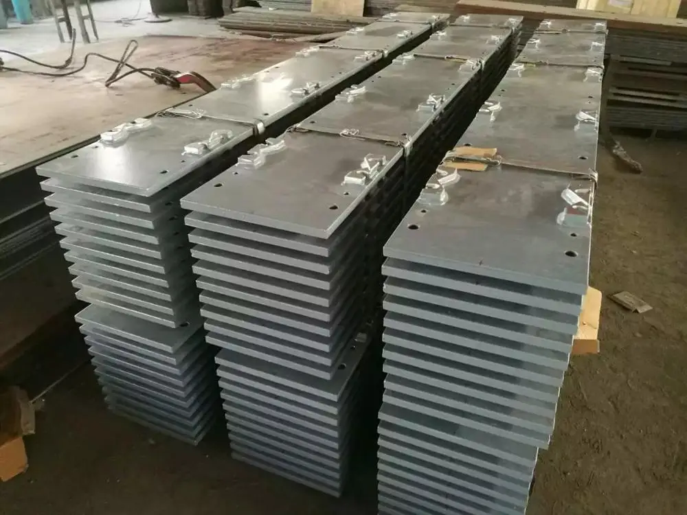 Q355B Q235B Steel Sole Plates for Crane Rail Installation