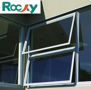 Aluminium Vertical Casement Window Design Double Glazing Aluminum ...