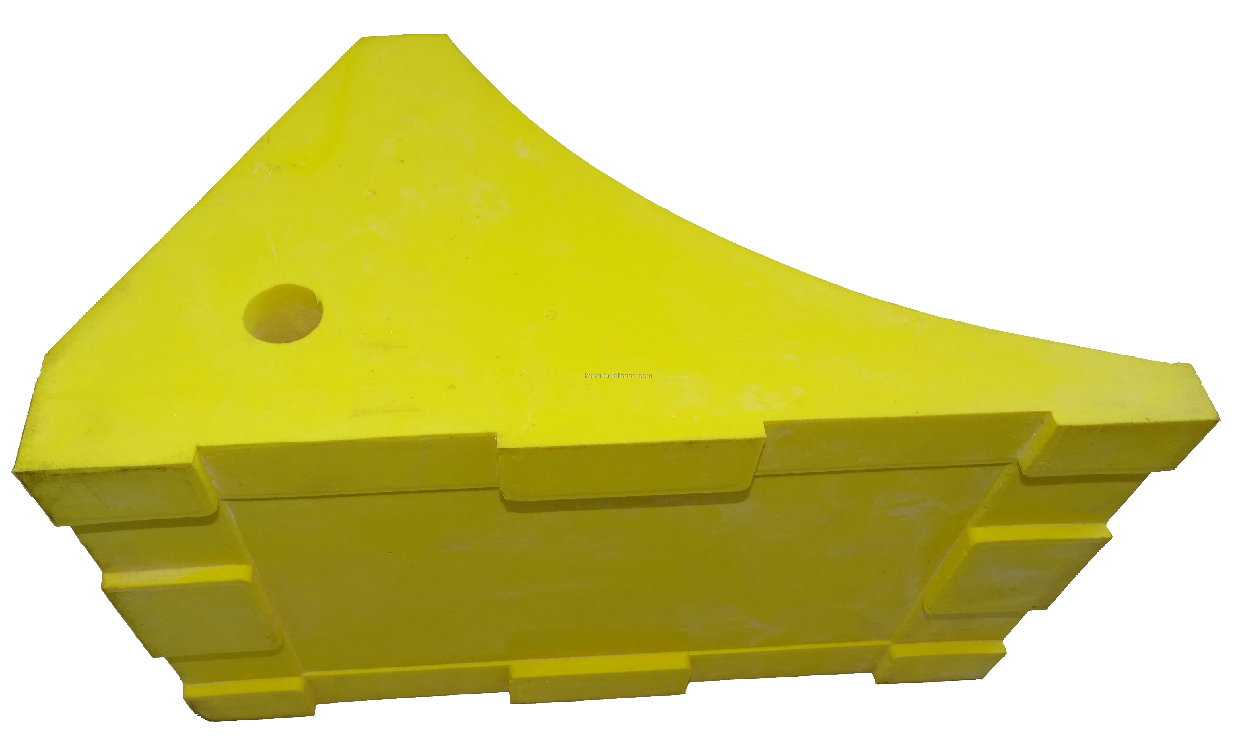 KOSIN Urethane PU Foam Wheel Chock - Heavy Duty & Universal