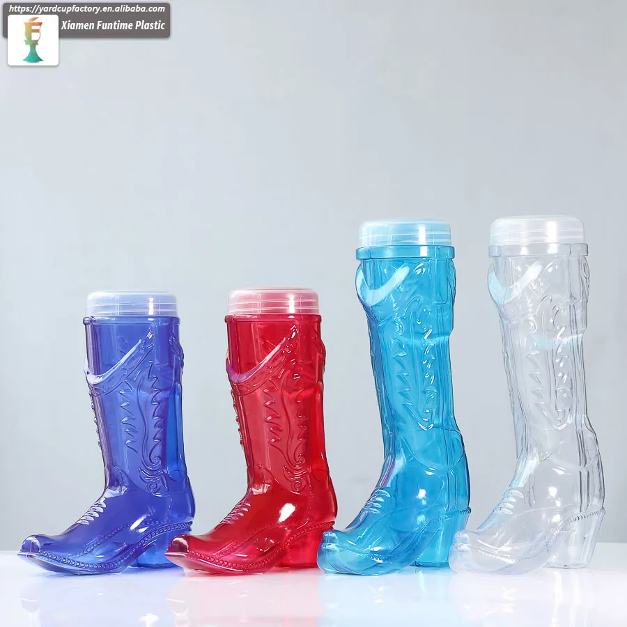 1000ml Western Cowboy Boot Cup - Perfect for Slushee Drinks