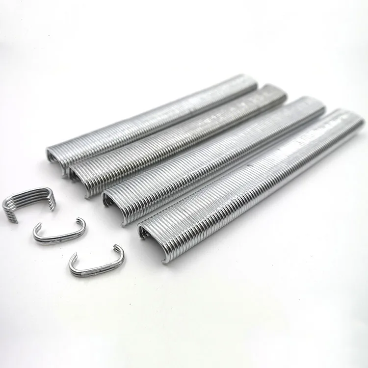 15Ga Galvanized C Hog Ring 23.7mm Crown Clips Staples for Spring Mattress| Alibaba.com