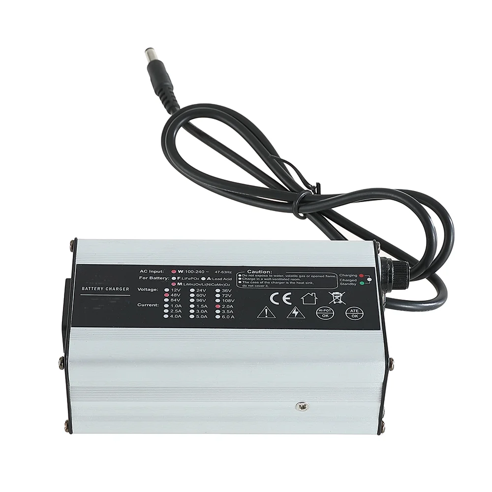 120w 12.6v 14.6v 16.8v 29.4v 42v 43v 48v 54.6v 58.8v Carregador De ...
