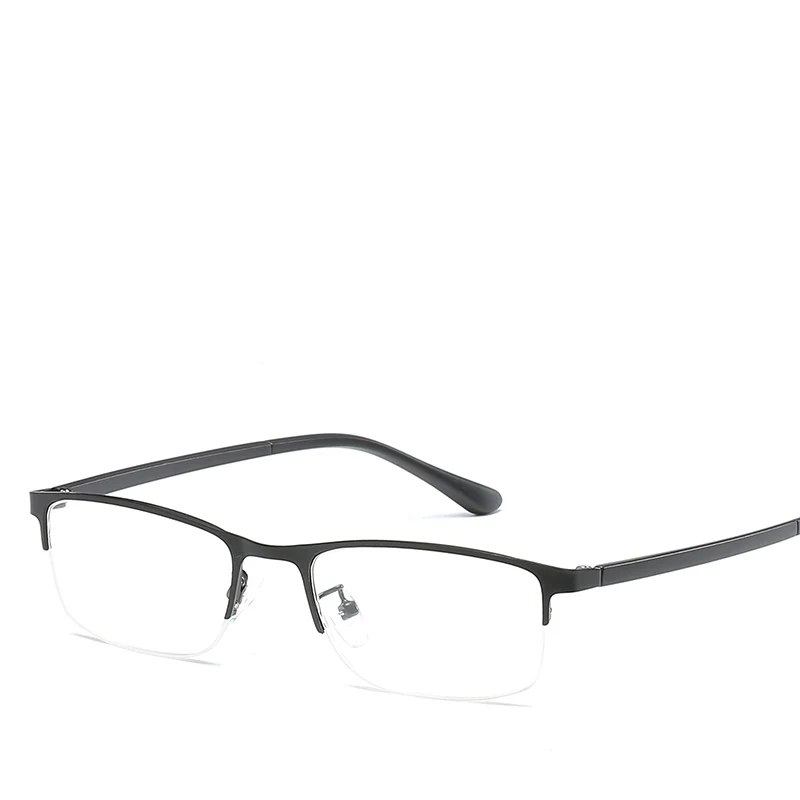 Rectangular Half Rim Half Frame Optical Business Glasses Reading ...