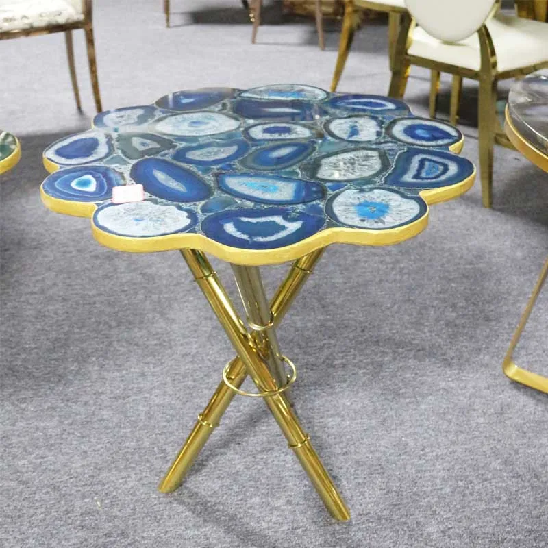 Alibaba.com: Green Onyx Stone Top, Agate Dining End Table, Office Furniture : Source natural ...