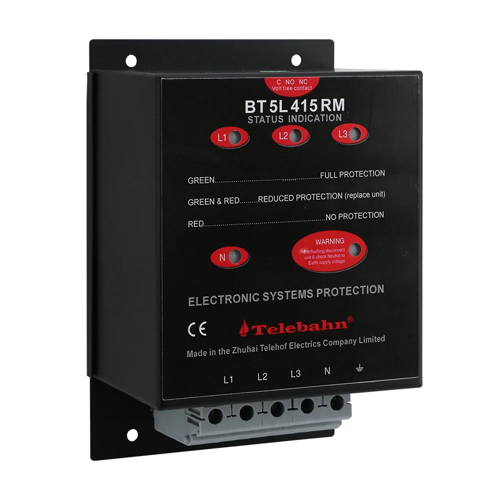 Power Surge And Lightning Protection Box Ac Spd I+ii+iii Class 280v 12 ...