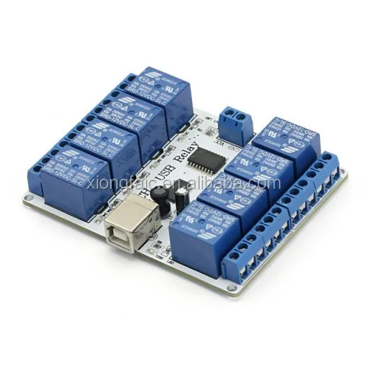 8 通道 12v Usb Relay 板模块控制器，用于自动化机器人手机应用 - Buy Usb Relay Board 8 Channel ...