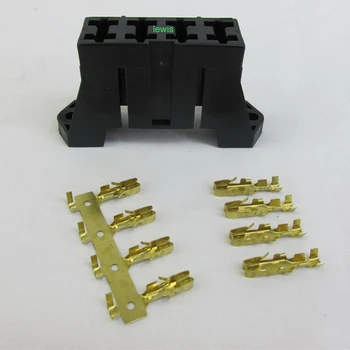 4 Circuit Atc/ato Fuse Holder Block Panel For Delphi W/ Buss Bar Can ...