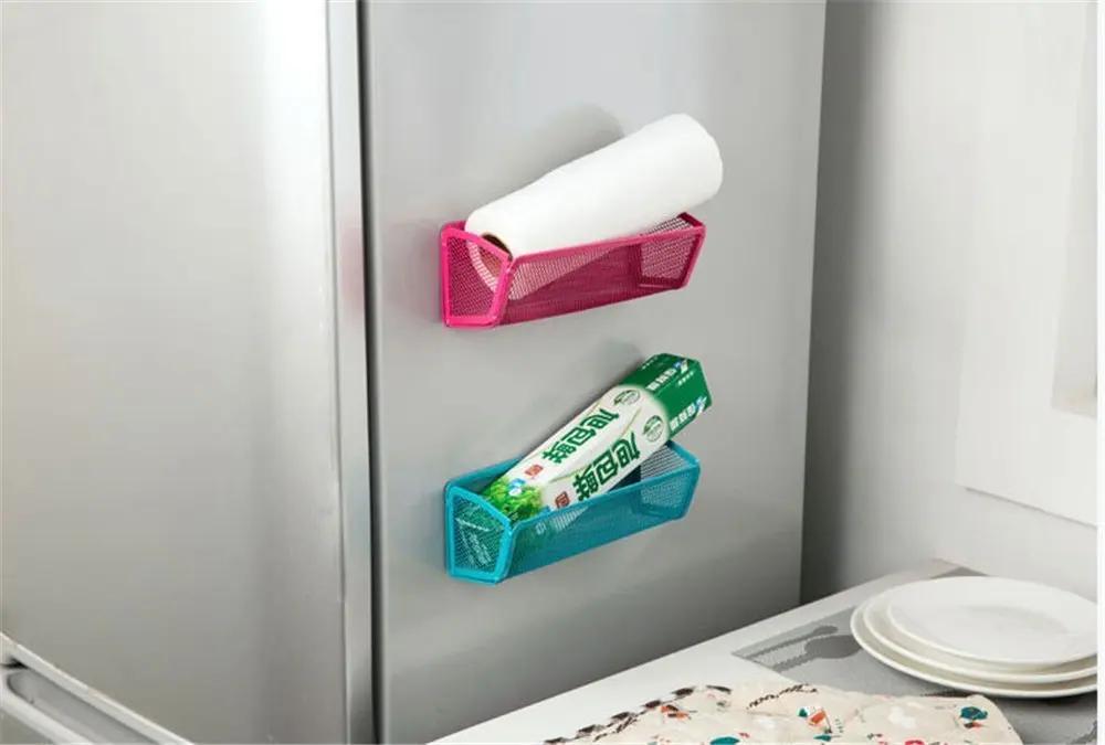 Small Mesh Magnet Storage Container Caddy Basket Holder For Whiteboard ...