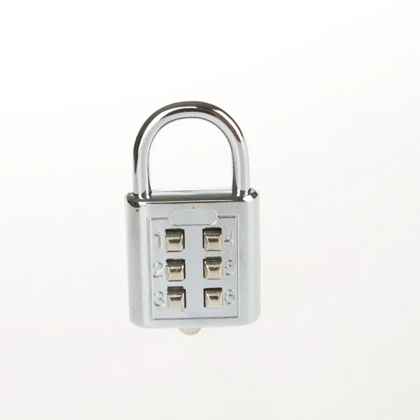 Ch-600 Cjsj Push Button Combination 6 Digitals Padlock - Buy 6 Digitals ...