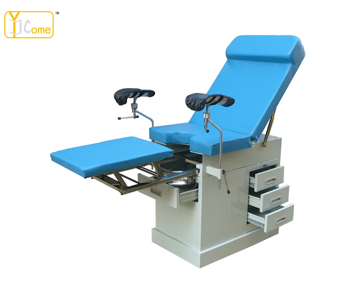 Luxury YKB004-Z4 Ordinary Parturition Medical Exam Bed with Drawer