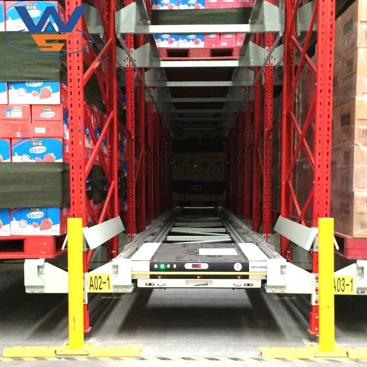 Automatic Warehouse Storage Pallet Shuttle Racking Adjustable Radio ...
