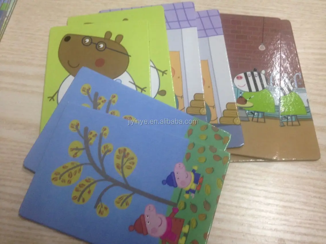 Custom Kids Hardboard Memory Card Game Matching Game - Buy Custom Print ...