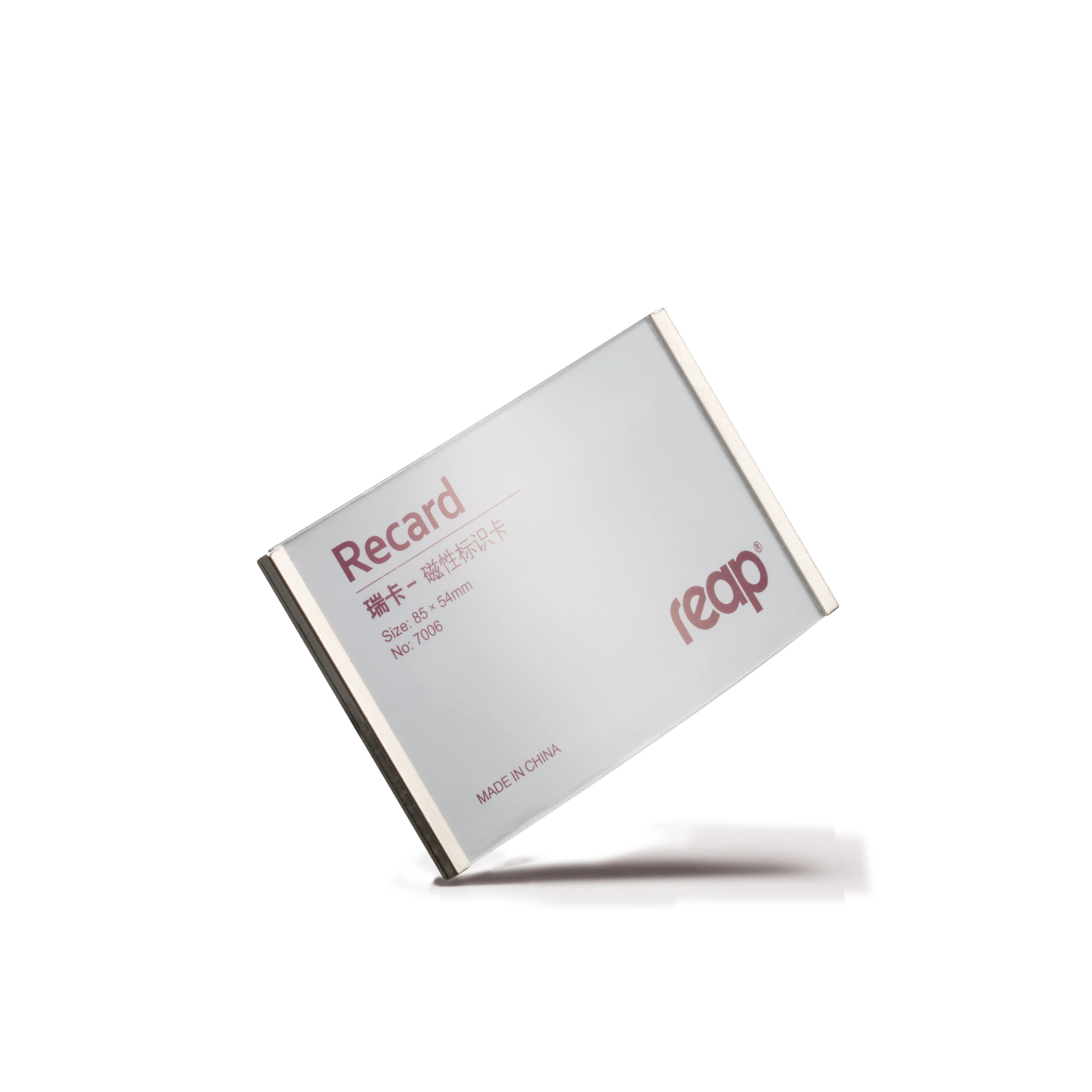 Reap Plastic Reusable Name Badge With Safety Pin,Business Card Name ...