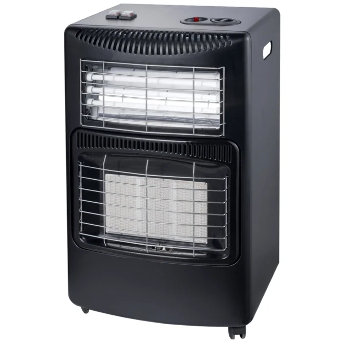 Mobile Indoor LPG Gas and Electric Room Heater - Safe & Efficient Heating