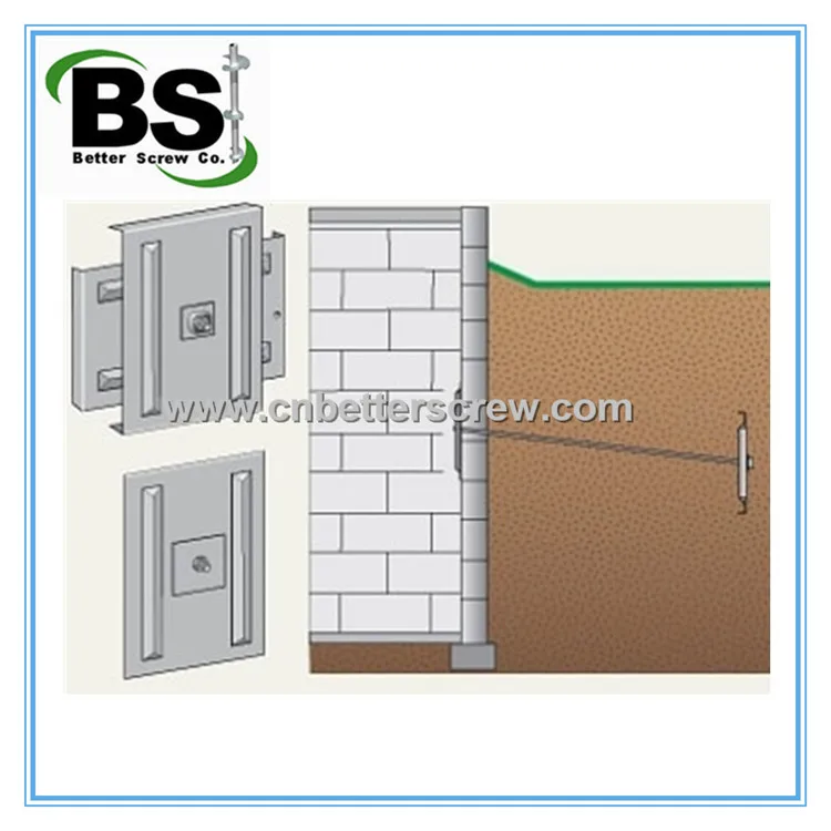 Galvanized Helical Tie Backs - Durable Retaining Wall Solutions