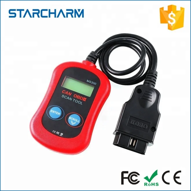 MS300 Obd2 Car Scanner OBD II Motorcycle Code Reader Car Diagnostic ...
