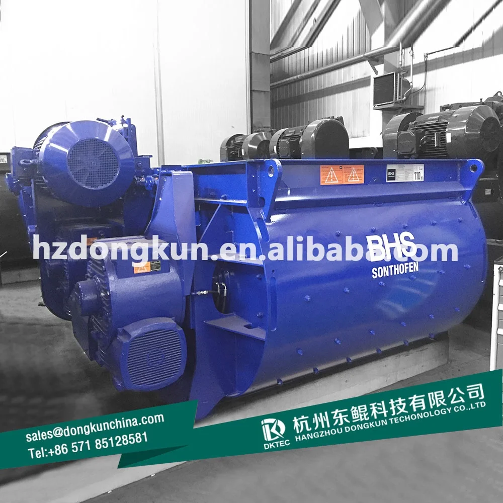 BHS Twin Shaft Concrete Mixer DKXS 2.25 - 3380L Capacity
