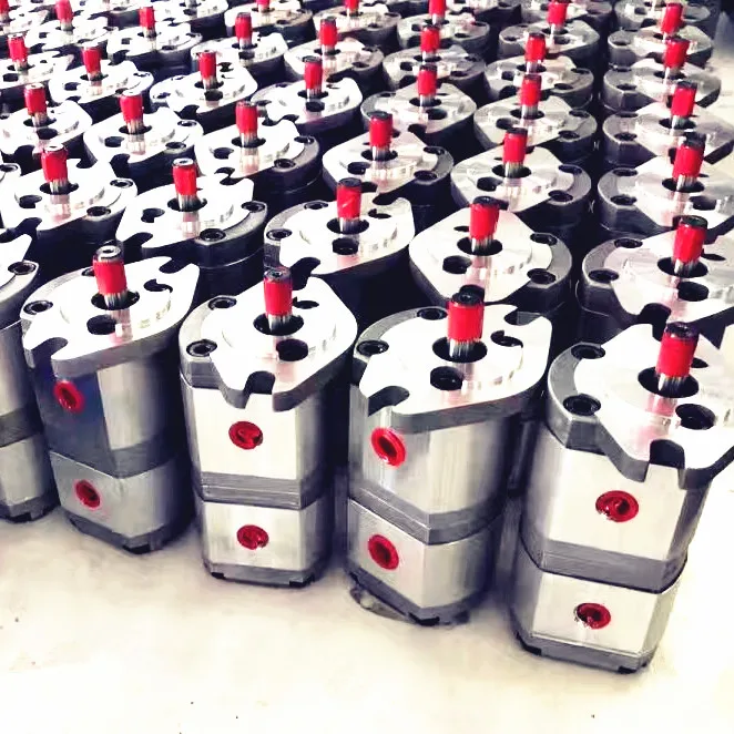 Aluminium 200bar Hydraulic 2 Stage Gear Pump - Buy Commercial Hydraulic ...