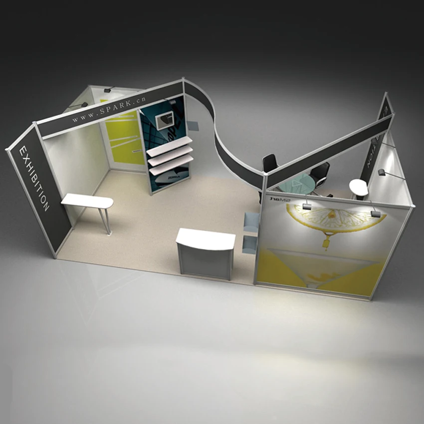 3x6 Standard Exhibition Booth - Simple & Versatile Design