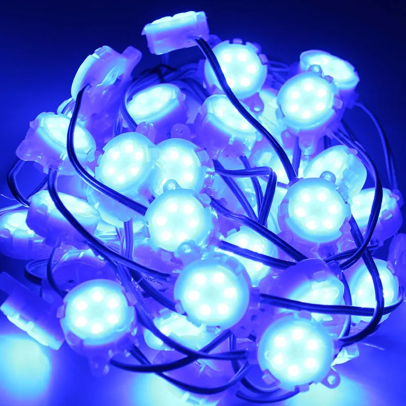 30mm 40mm DMX Addressable LED Pixel String - Full Color RGB