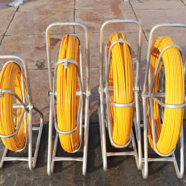 High quality 13mm 250meter telecom cable frp duct rodder continuous ...
