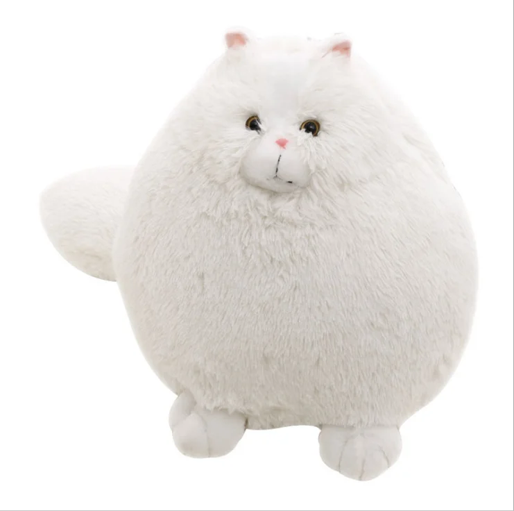 Custom Fat Realistic Plush Cats Kawaii Sleeping Hugging Stuffed ...