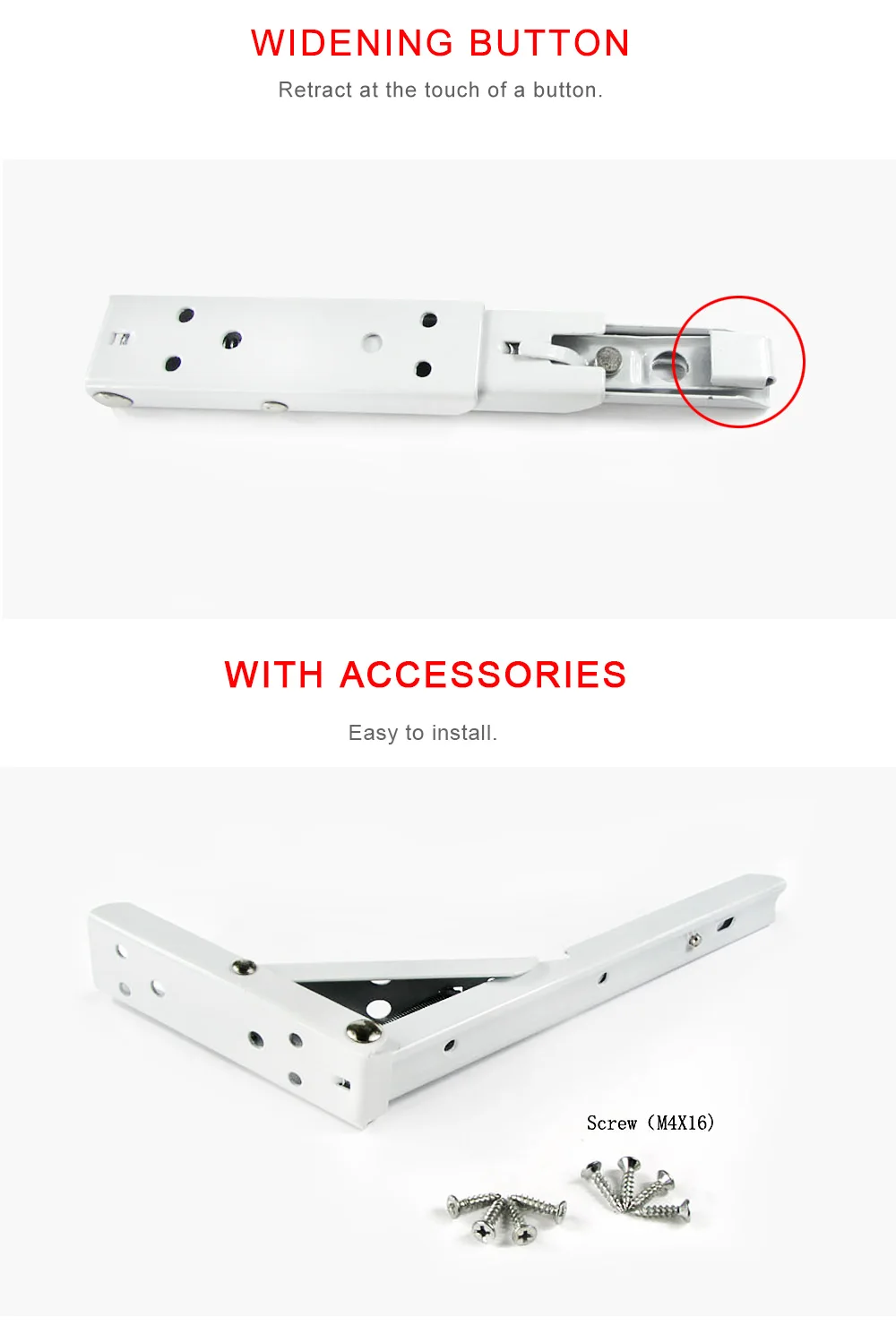 Cheap Folding Bracket - Large Aluminum Decorative Curtain Rod