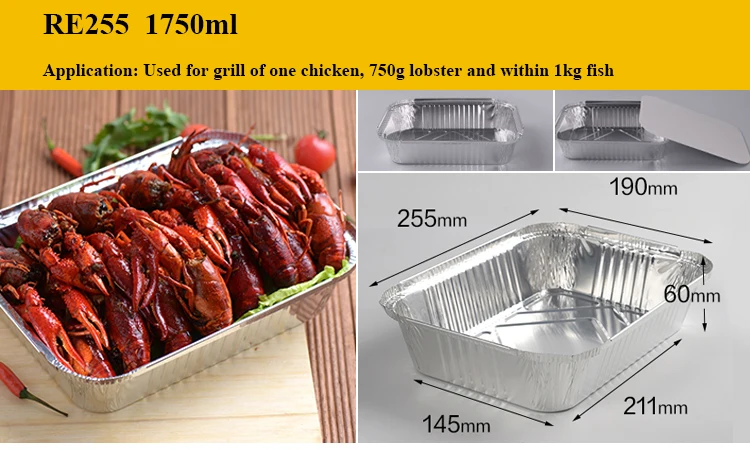 Oblong Disposable Aluminum Dishes - Durable & Versatile