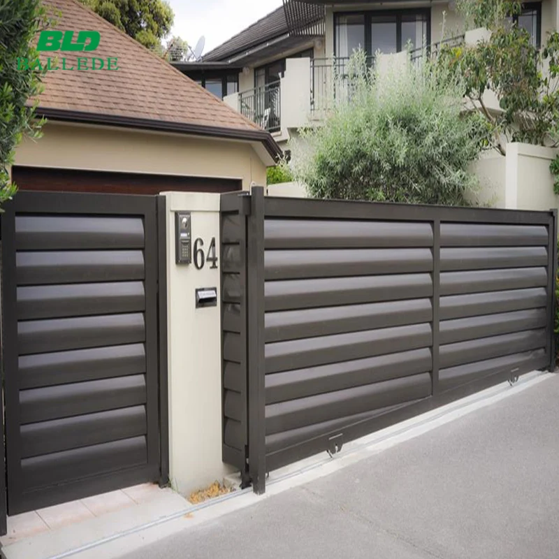 Aluminum Sliding Louver Gate Outdoor| Alibaba.com