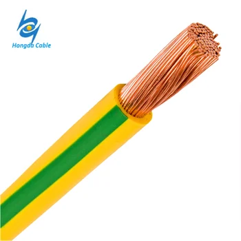 Green Yellow Grounding Wire 120mm Pvc Insulated Earthing Copper Cable ...