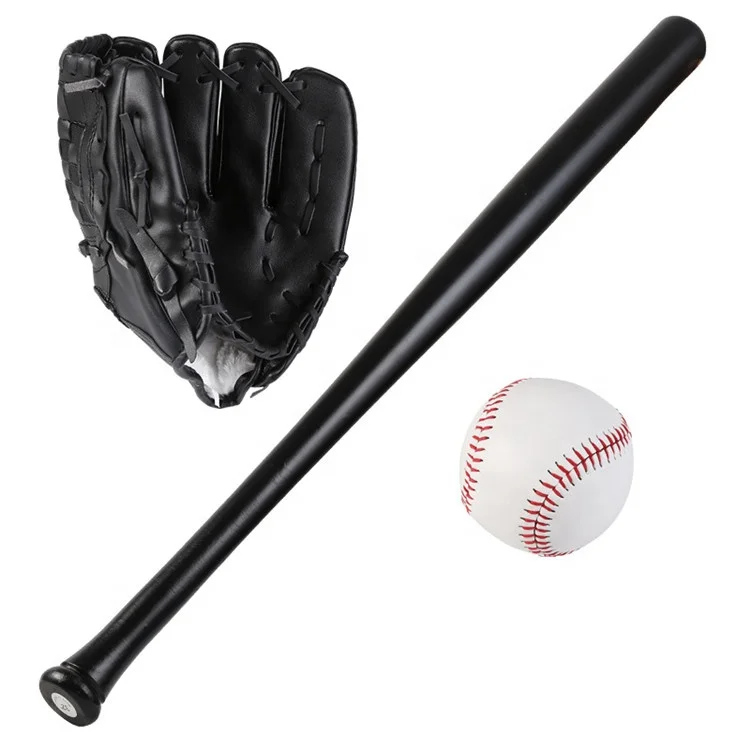 Wooden Baseball Bat Set With Mittens - Buy Baseball Set With Mittens ...