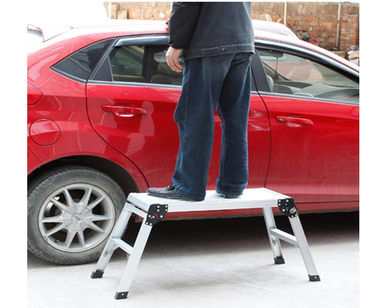 Step Ladder With Work Platform Car Washing Ladder Portable Work Bench ...