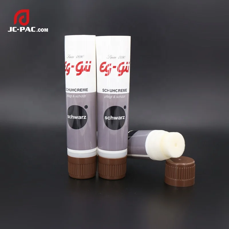 35mm 75ml Soft Plastic Tube With Shoe Polish Sponge Applicator - Buy ...