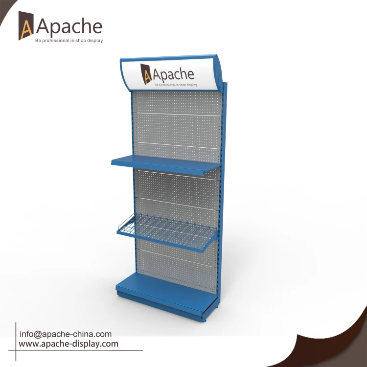 Customized Metal Display Racks for Tool Stores & Supermarkets