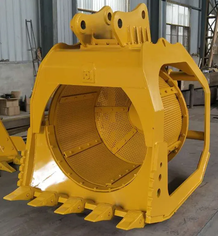 Excavator Rotary Sieve Bucket Rotary Sieve Bucket Model Rotary Sieve ...