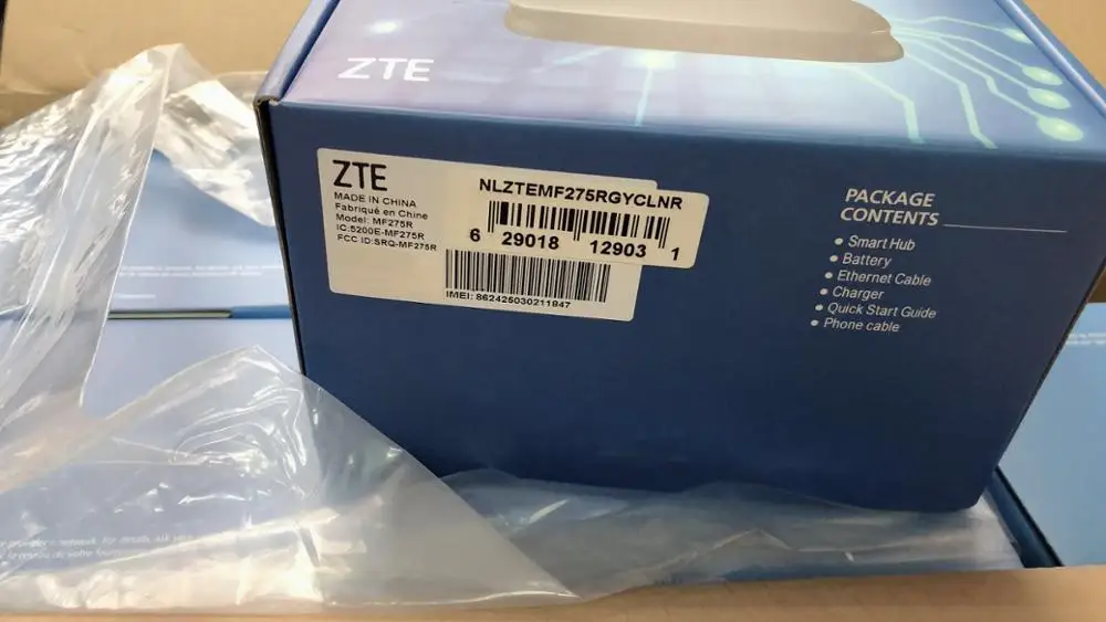 Zte Mf275r Rocket Turbo Smart Hub Lte Router Support Lte 700/aws/1900 ...