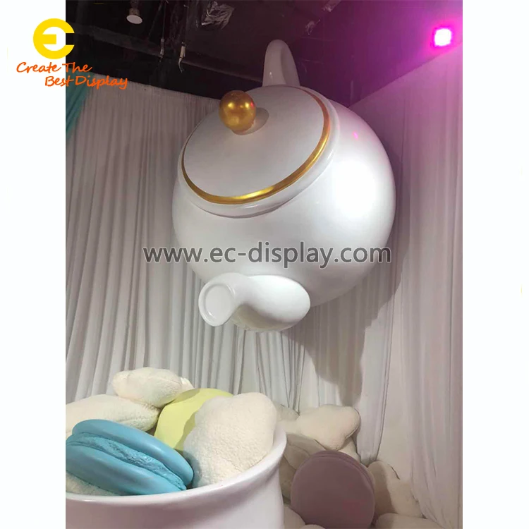 Custom Giant Teapot Sculpture Display Store Visual Merchandising ...