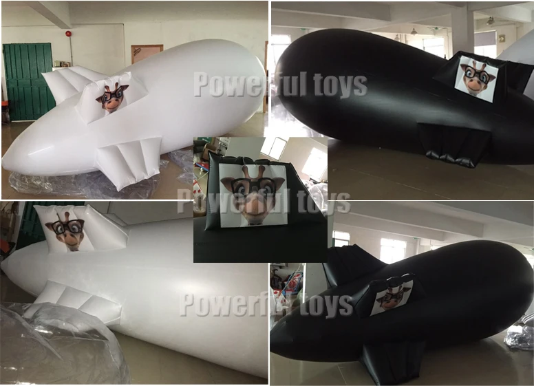 Inflatable Airship Dirigible Inflatable Large Helium Balloon With ...