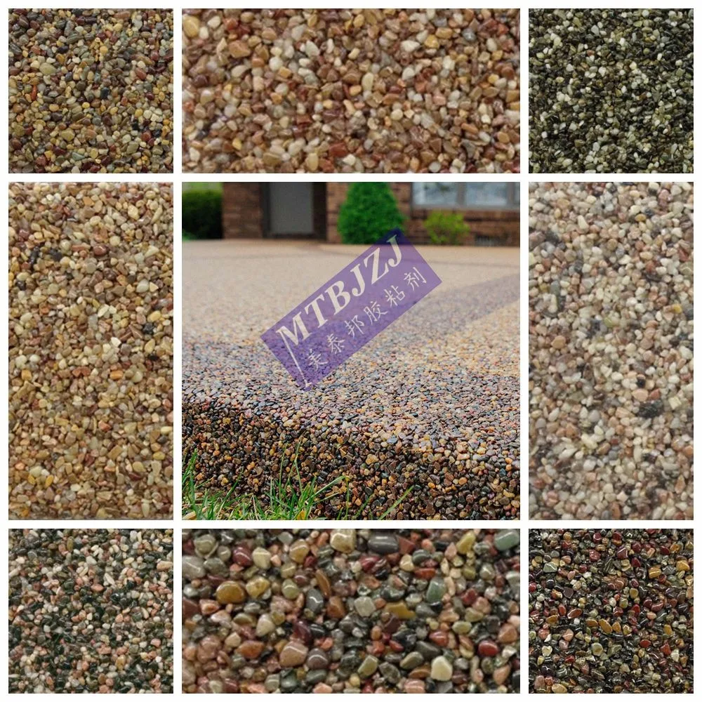 Driveway Paving Epoxy Resin Bound Pebble Stone System
