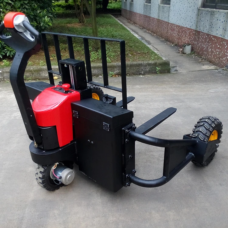 Mini transpallet elettrico portatile a pile 1000kg del terreno ruvido ...