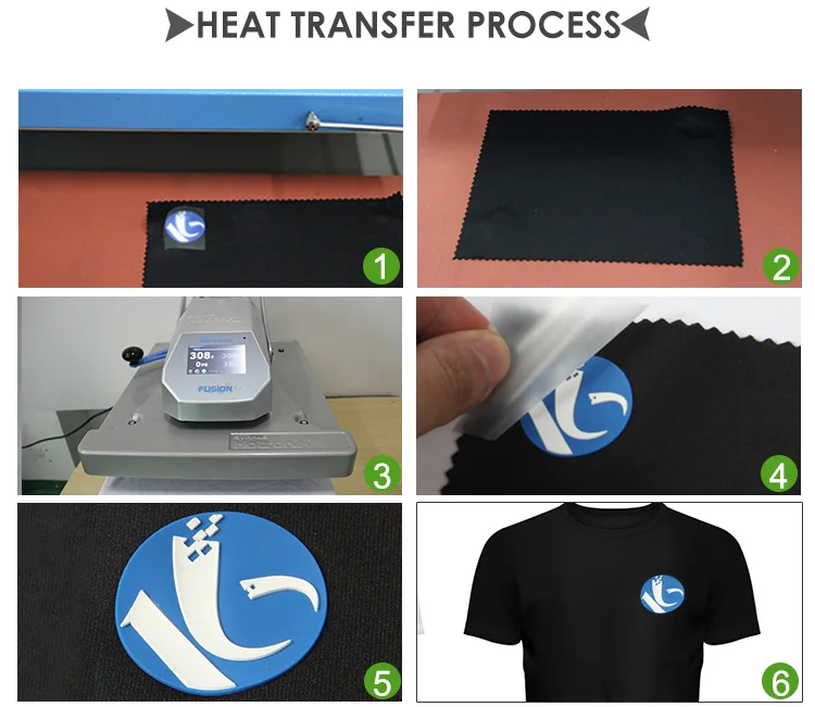 Screen Print Custom 3d Raised Effect Brand Logo 3d Rubber Silicone Heat ...