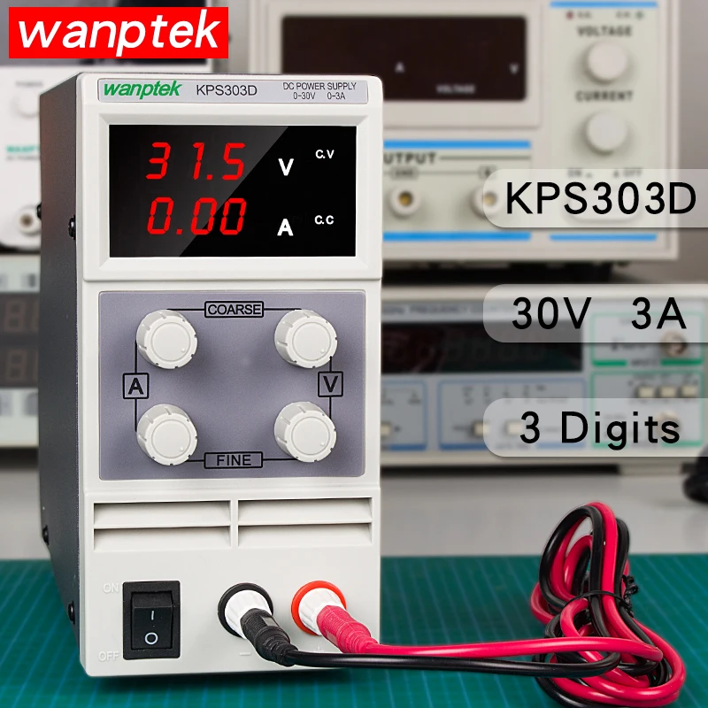 Wanptek Bench Dc Adjustable Power Supply,Oem Odm,Dc Power Source,30v 3a ...